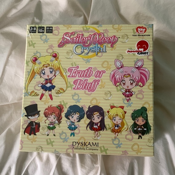 Dyskami | Games | Sailor Moon Crystal Truth Or Bluff Game | Poshmark